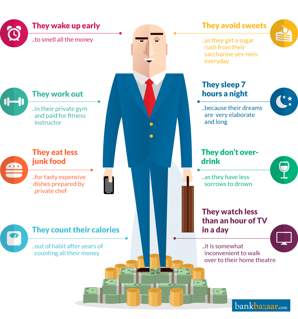 8 Healthy Habits of the Rich