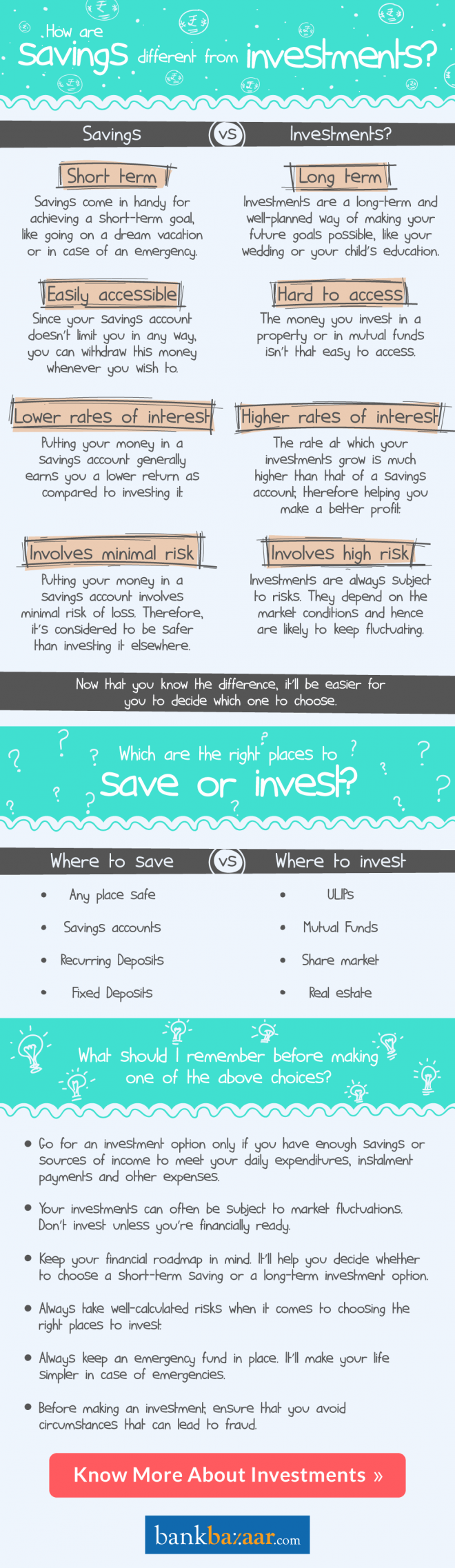 Savings vs. Investments: Do You Know The Difference?